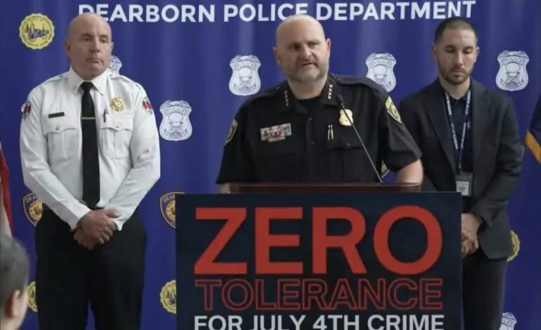 Dearborn Police enforce zero-tolerance fireworks policy over July 4 holiday