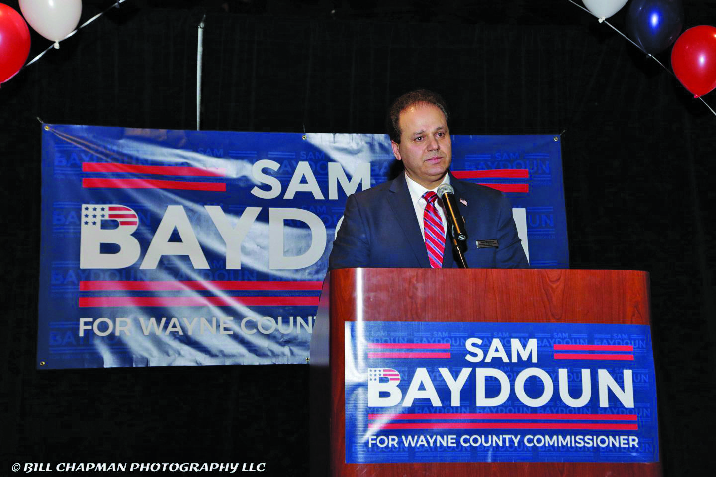 Hundreds attend Sam Baydoun's first fundraiser in bid for Wayne County ...