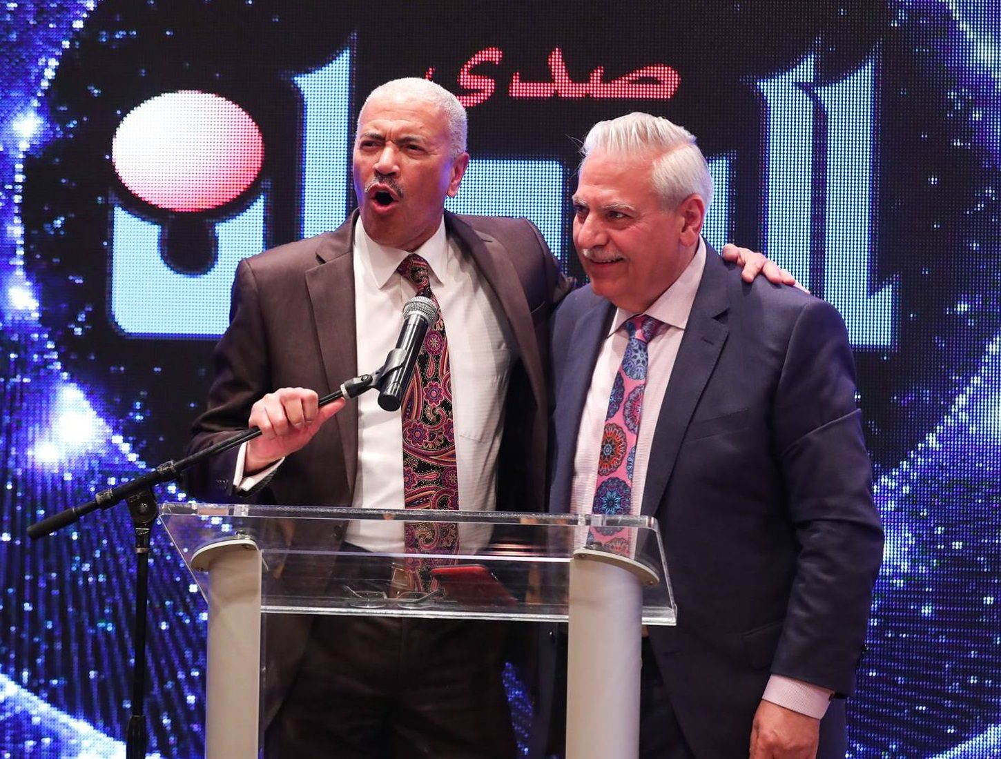 Retiring anchor Huel Perkins speaks on covering the Arab American ...