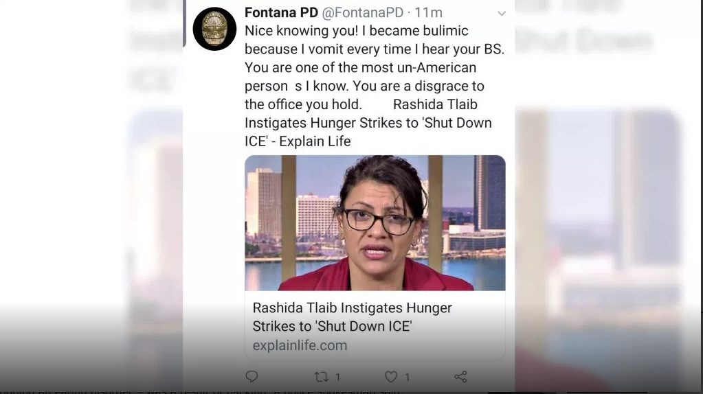 Calif. police department apologizes for tweet calling Rep. Tlaib “un ...