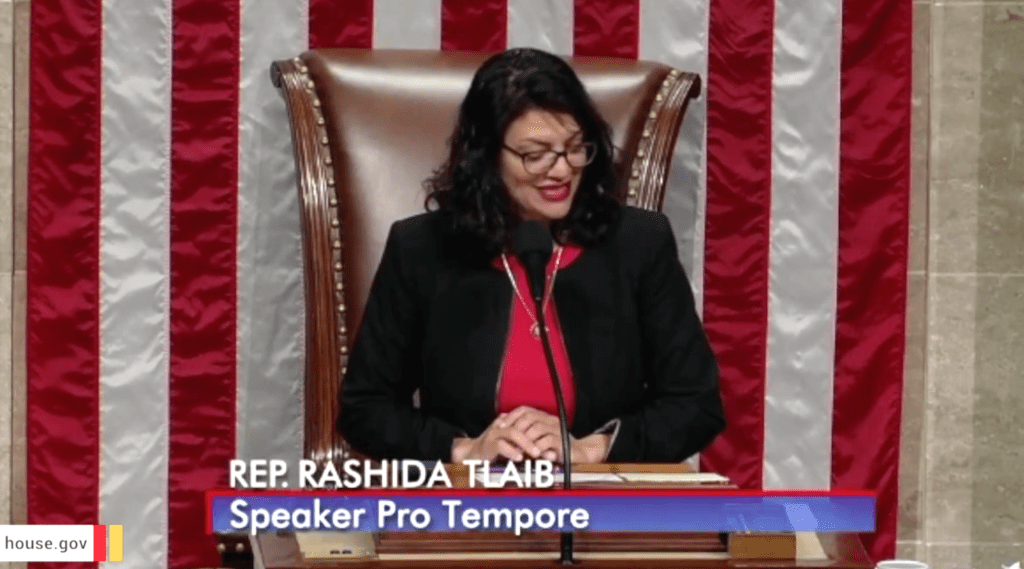 Tlaib becomes first Muslim woman to preside over U.S. House of ...