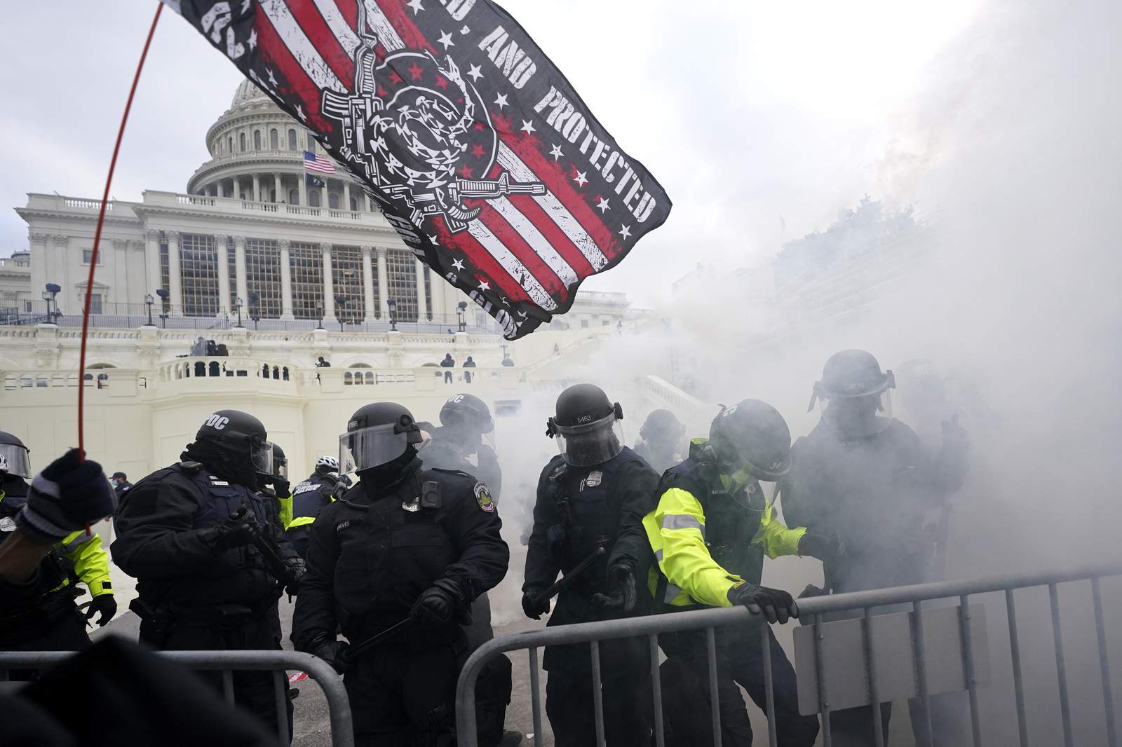 Capitol protests result in more than 50 arrests, 14 officers injured ...
