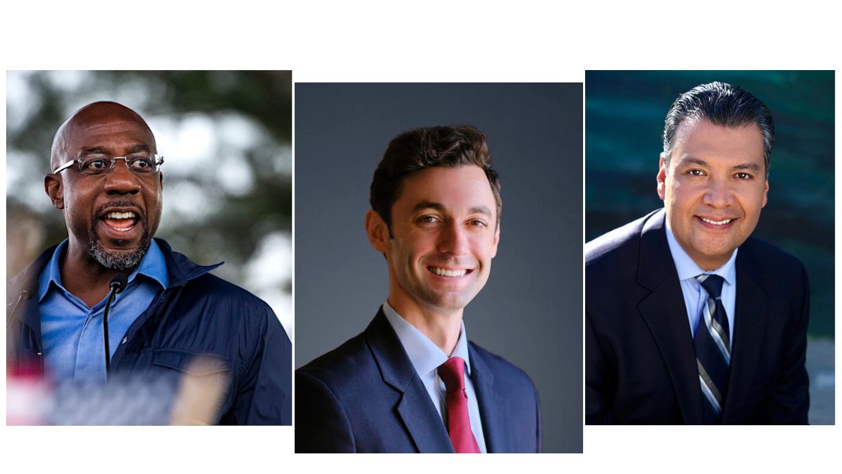 Democrats take narrow control of U.S. Senate as three new members sworn in