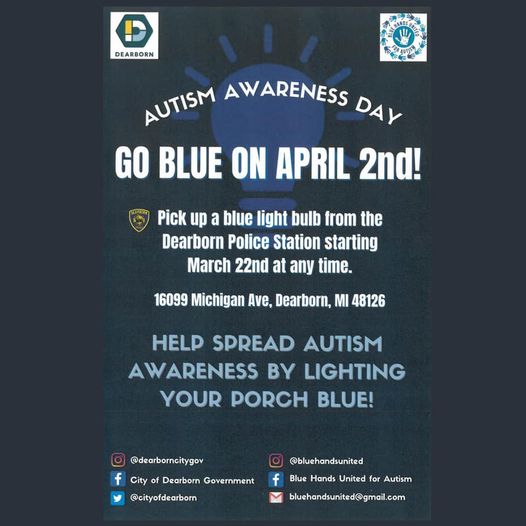 Autism Awareness Day Blue