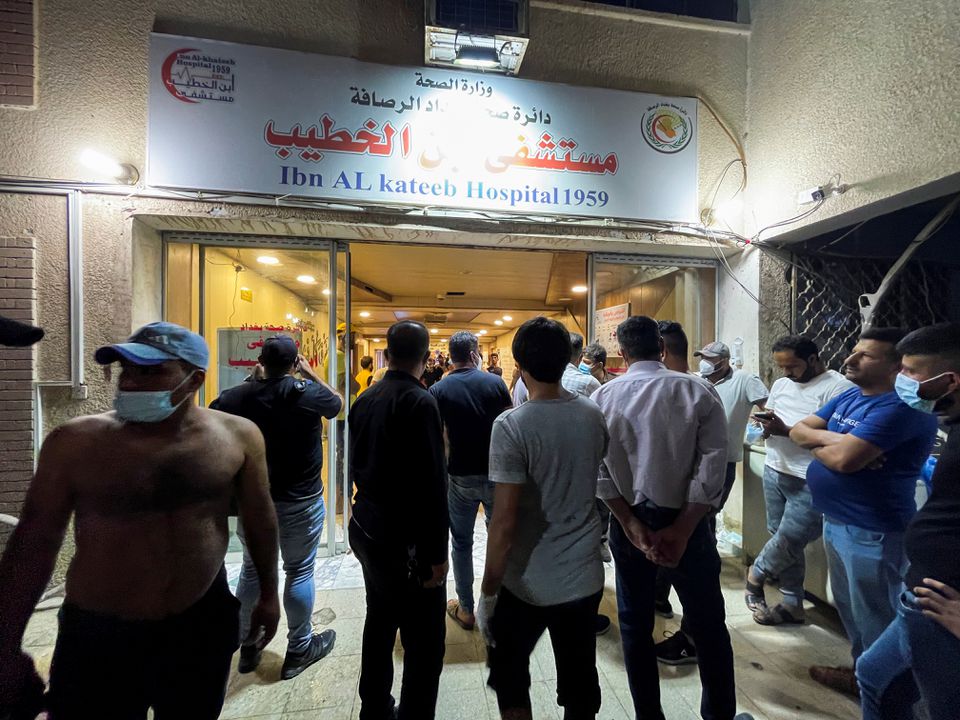 82 dead, more than 100 injured in Baghdad hospital fire