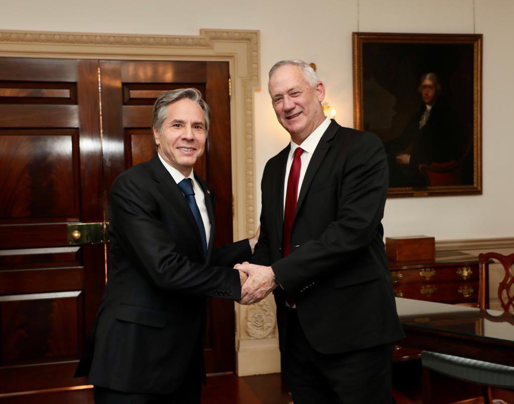 Gantz arrives in Washington to ask for $1 billion for Iron Dome