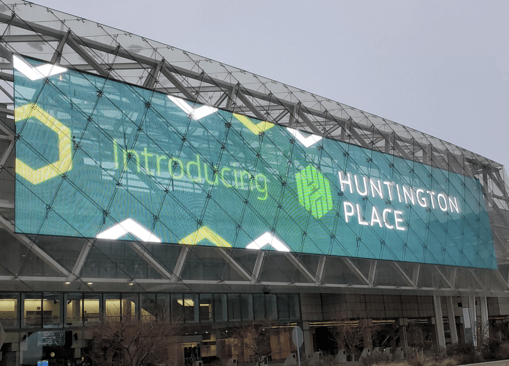 Detroit's TCF Center, formerly Cobo Hall, now called Huntington Place