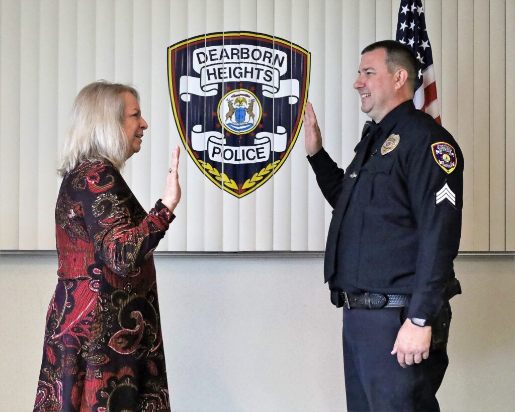 Dearborn Heights Police Officer promoted to Sergeant
