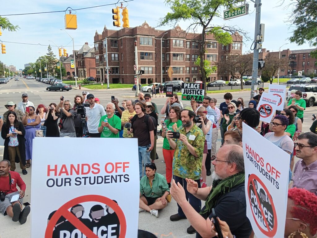 Protesters demand Wayne State University divest from companies ...