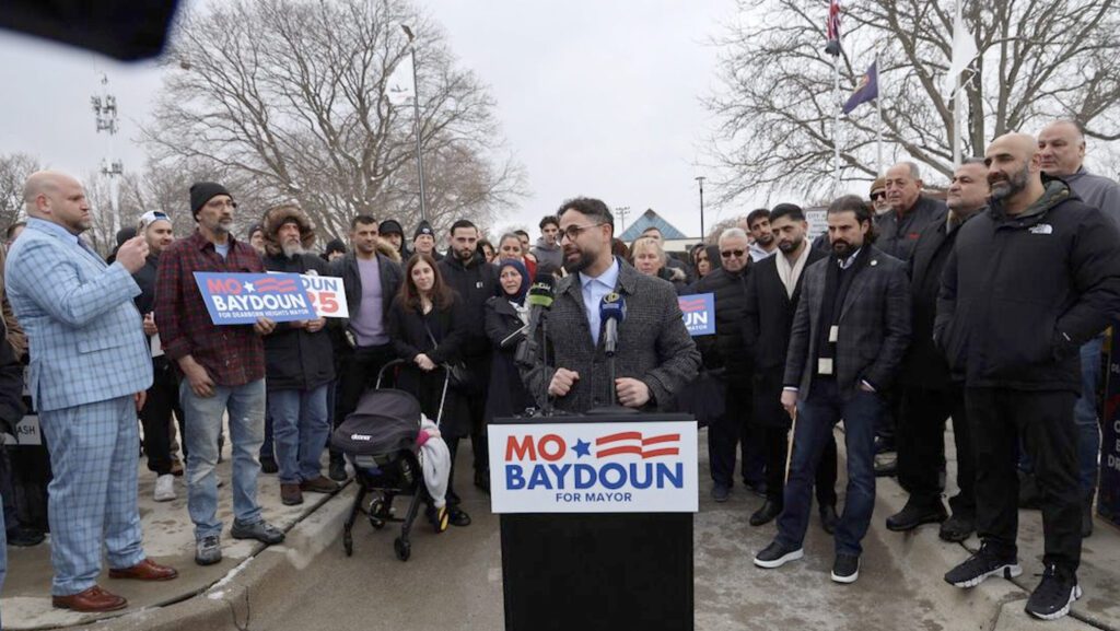 Dearborn Heights City Council President Mo Baydoun announces his ...