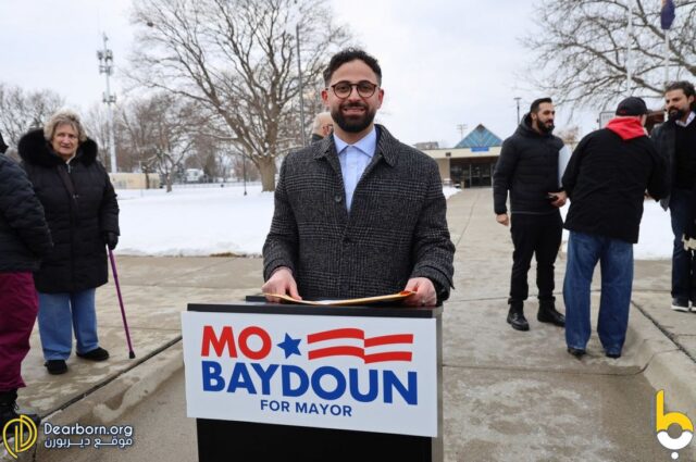 Dearborn Heights City Council President Mo Baydoun announces his ...